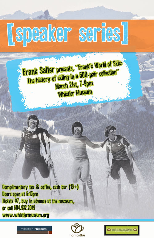 March Speaker Series poster – Whistler Museum and Archives Society