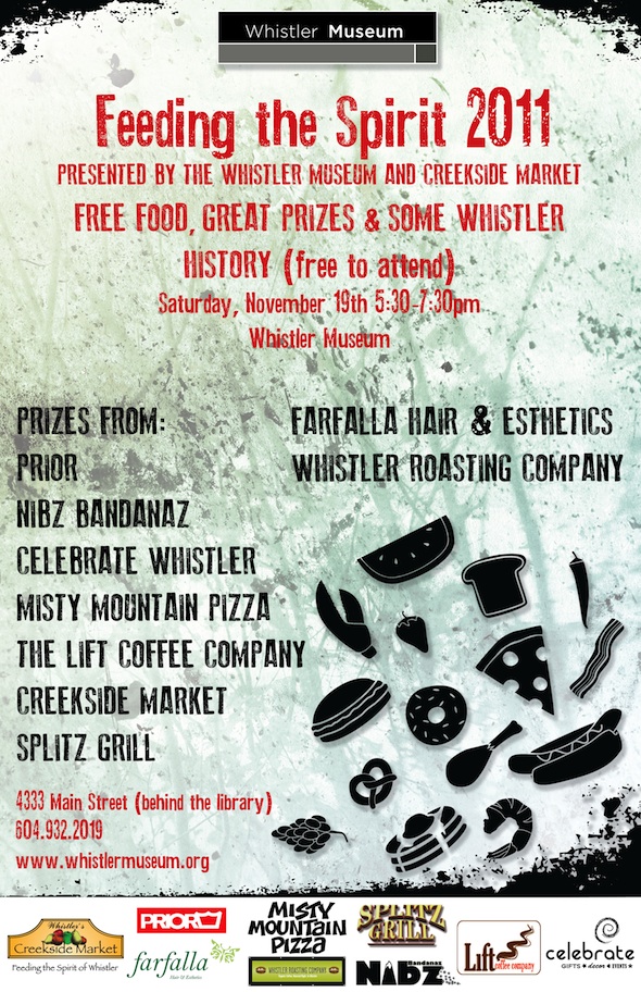 Feeding the Spirit – November 19th – Whistler Museum and Archives Society