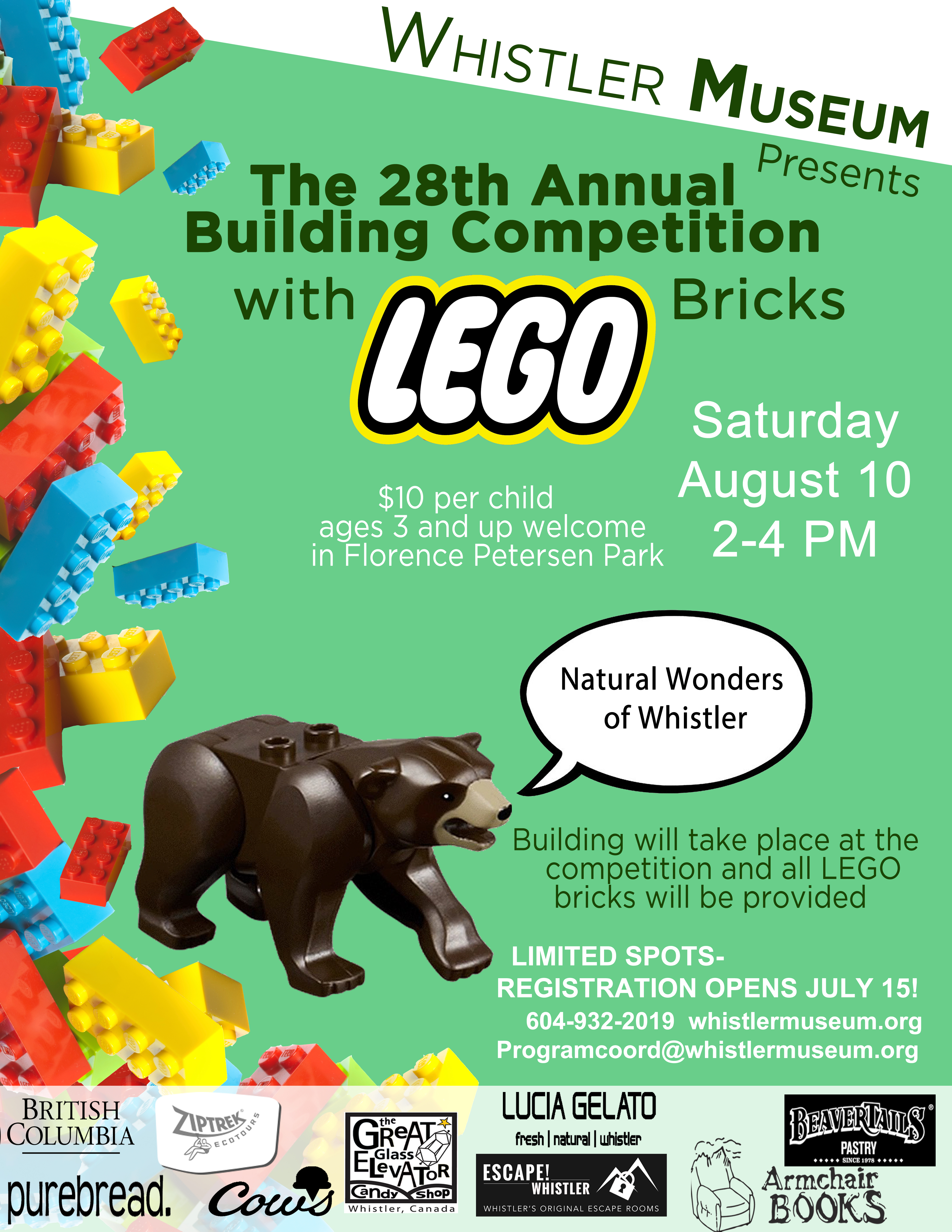 The LEGO Building Competition is back for 2024! – Whistler Museum and ...